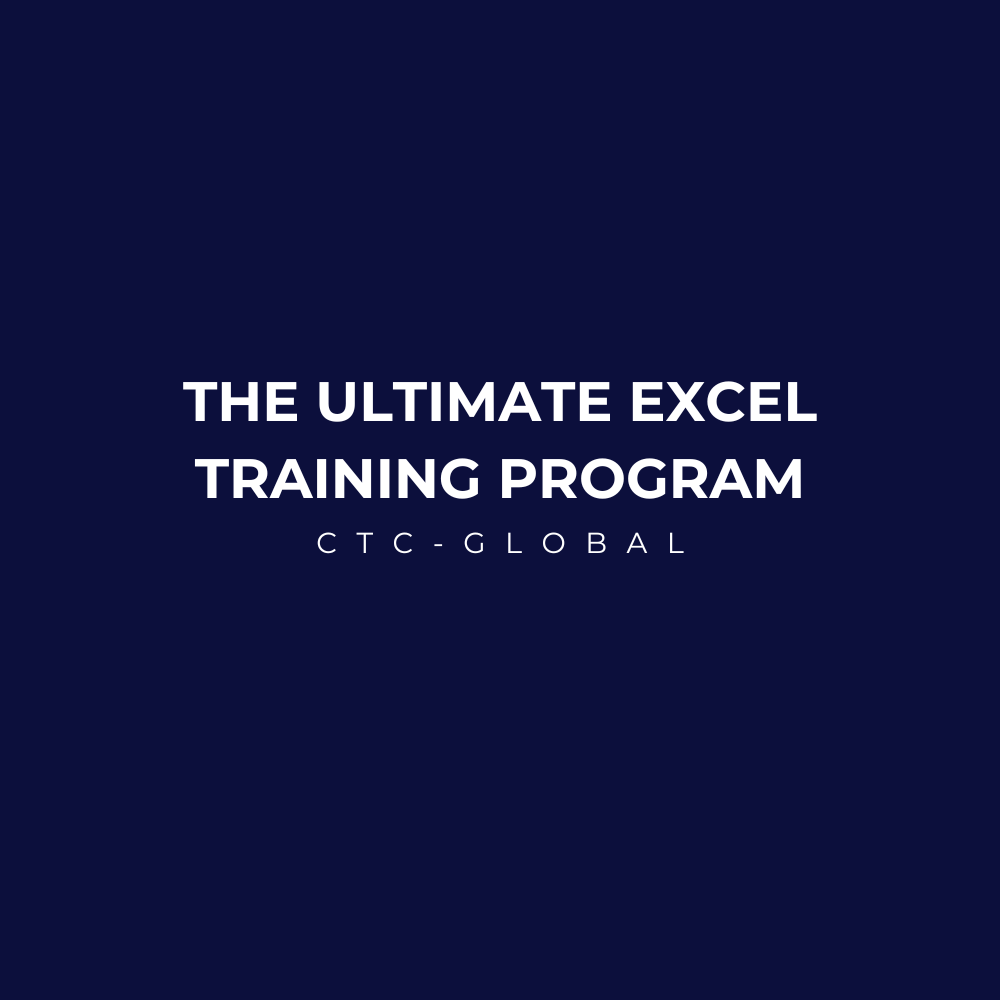 The Ultimate Excel Training Program – CTC Global Shop The Ultimate Excel Training Program – CTC Global Shop